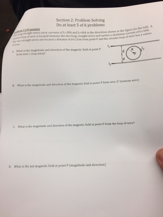 Solved Section 2: Problem Solving Do at least 5 of 6 | Chegg.com