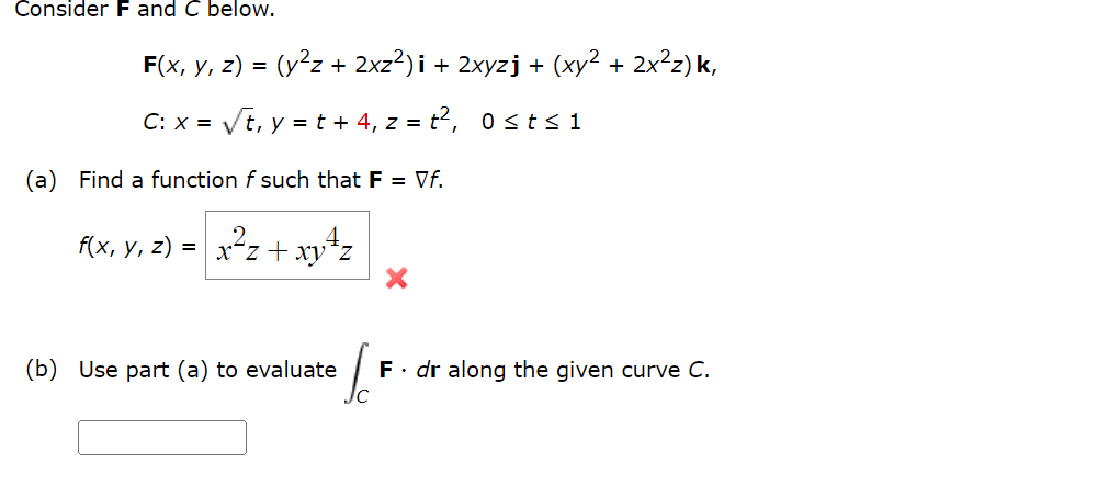 Solved Consider F and C below. | Chegg.com