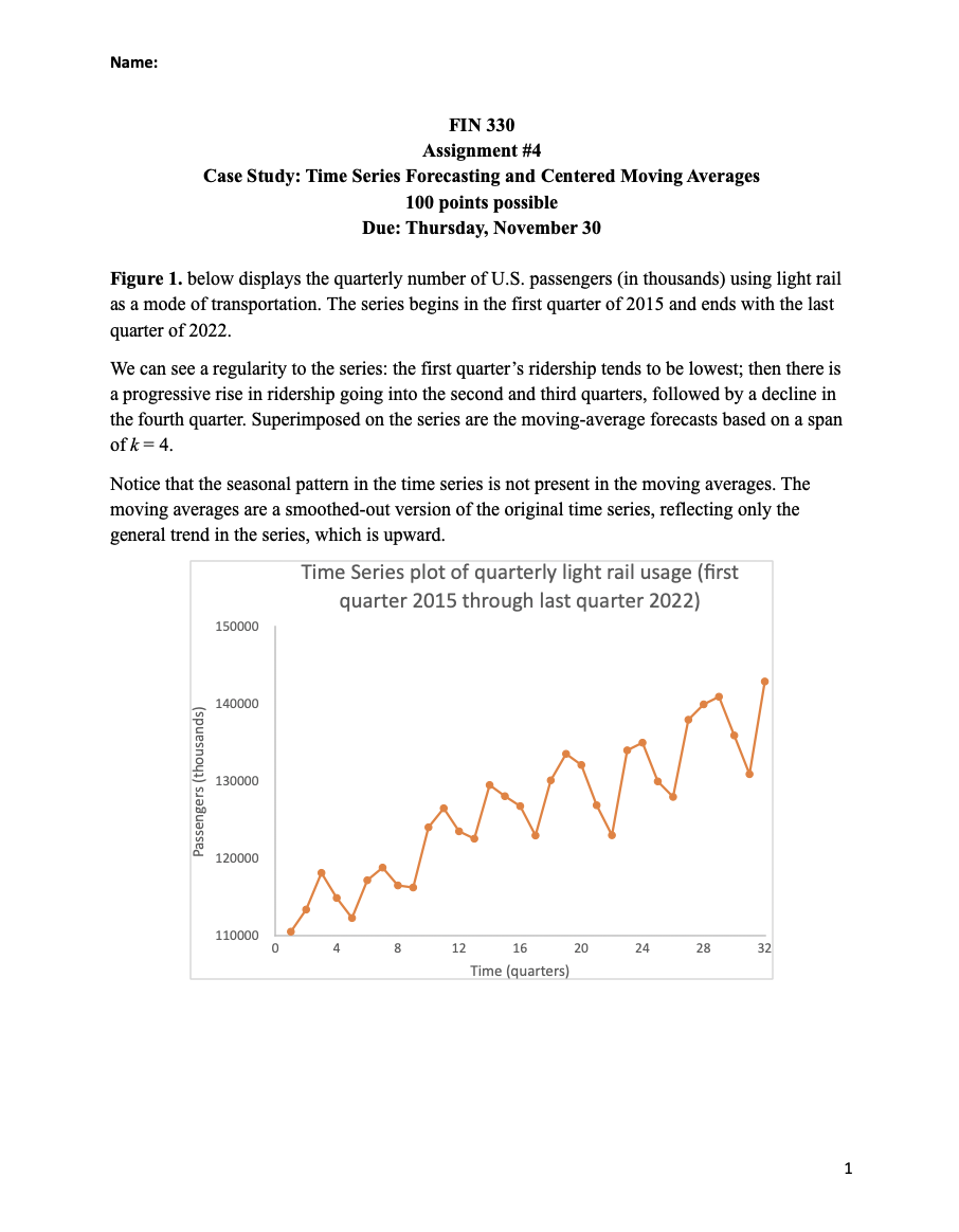 Solved Harvard University FIN 900 Assignment #4 Case Study: | Chegg.com