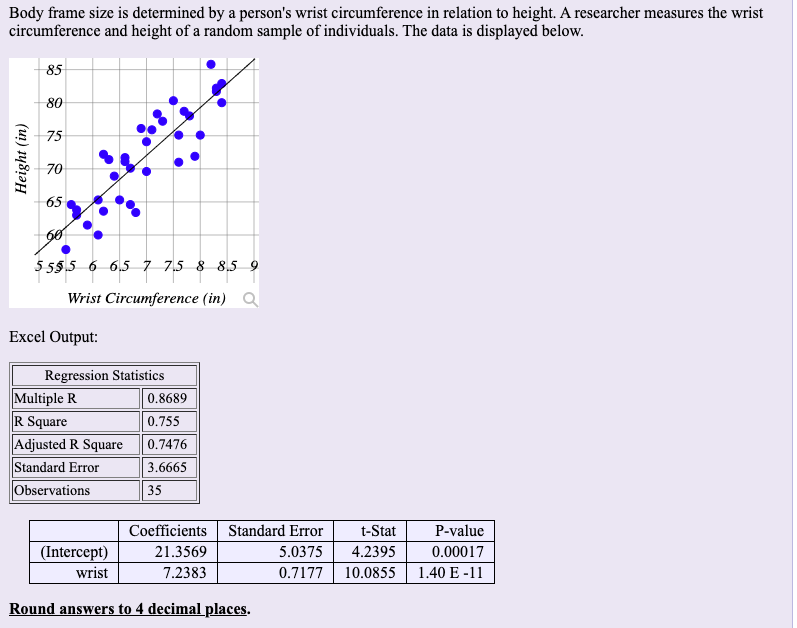 Solved Body frame size is determined by a person's wrist | Chegg.com