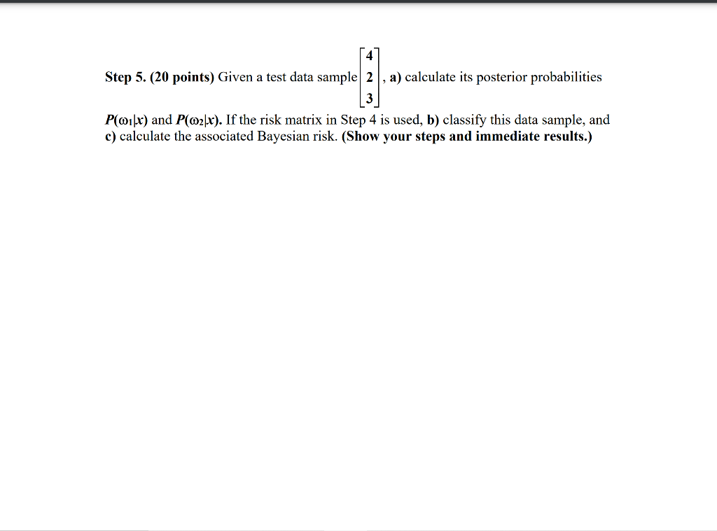 In a 3-dimensional 2-class classification problem, | Chegg.com