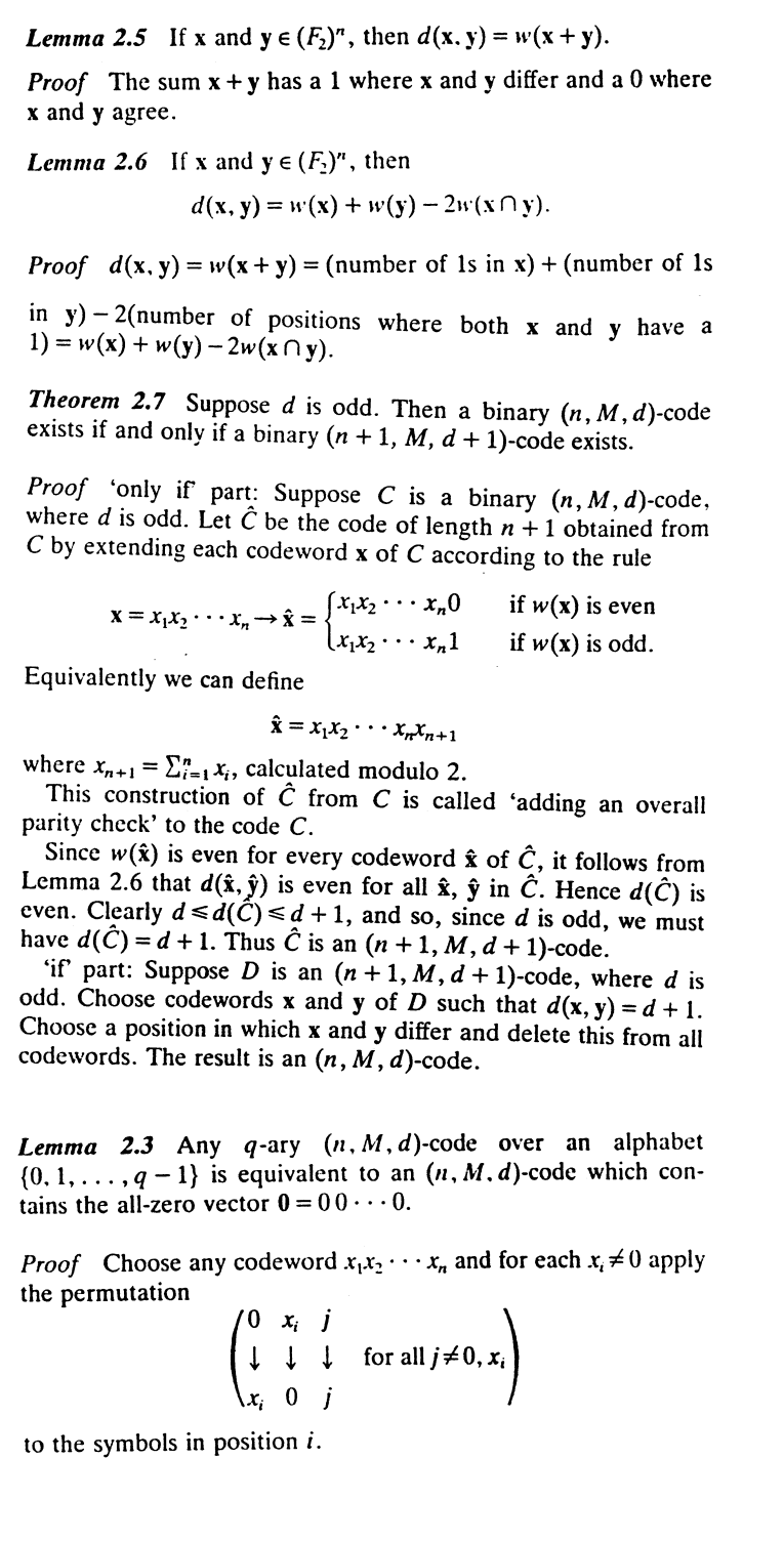 Solved CODING THEORY LESSON Book name: A First Course in | Chegg.com