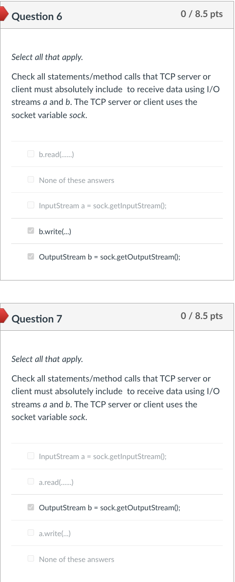 Solved Select all that apply. Check all statements/method | Chegg.com