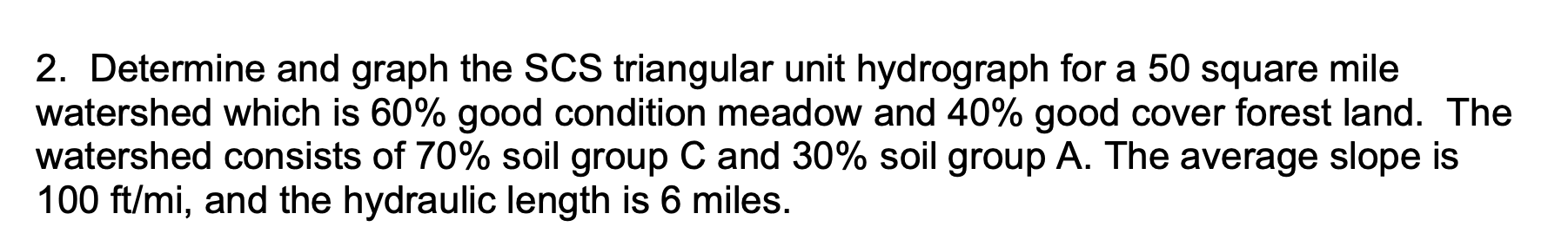 Solved 2. Determine and graph the SCS triangular unit | Chegg.com