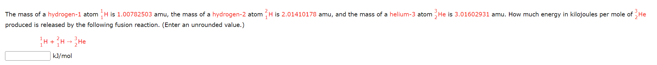 Solved produced is released by the following fusion | Chegg.com