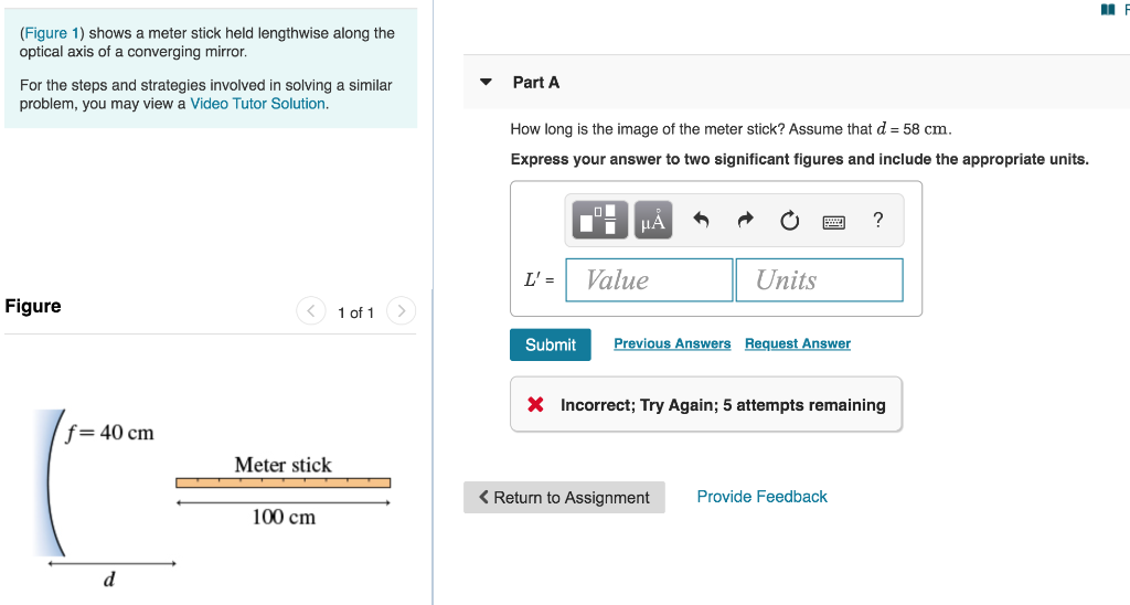 Solved (Figure 1) shows a meter stick held lengthwise along | Chegg.com