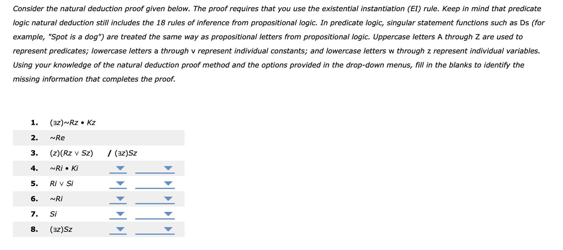 Consider the natural deduction proof given below. The | Chegg.com