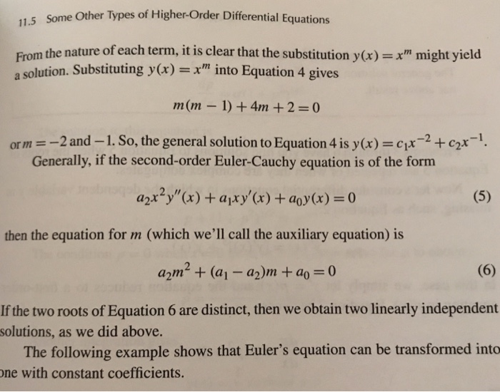 Solved 2. Solve the equation x 2y"(x) + 4xy'(x)-4y(x) = 0. | Chegg.com