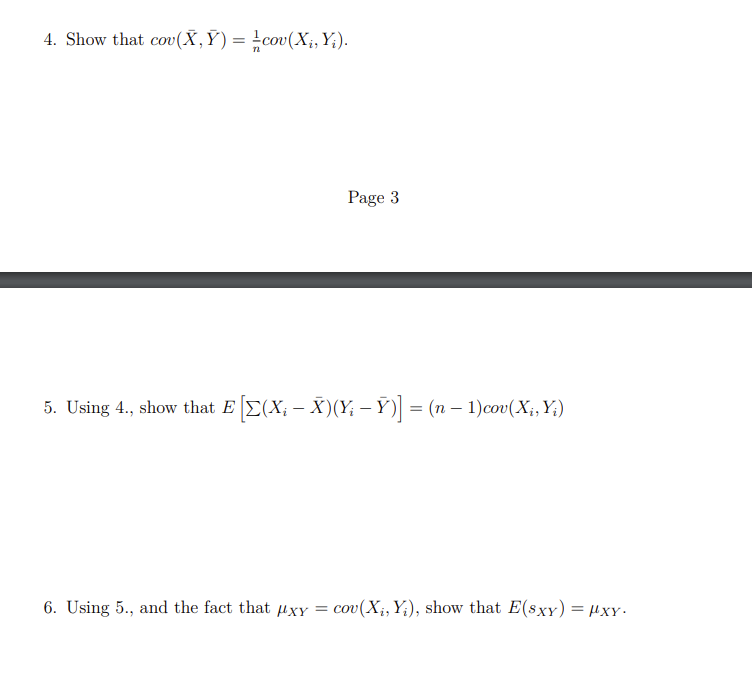Solved Question 5 Consider a sample (Xi,Yi),i=1,2,…,n of | Chegg.com