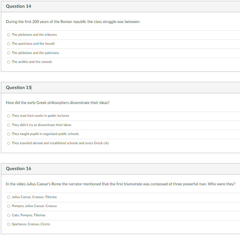 During the first 200 years of the Roman republic the | Chegg.com