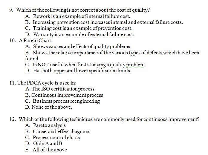Solved 9. Which of the following is not correct about the | Chegg.com