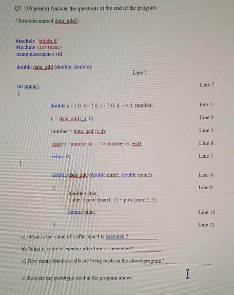 Solved C++ What is the value of c after line 4 is executed | Chegg.com