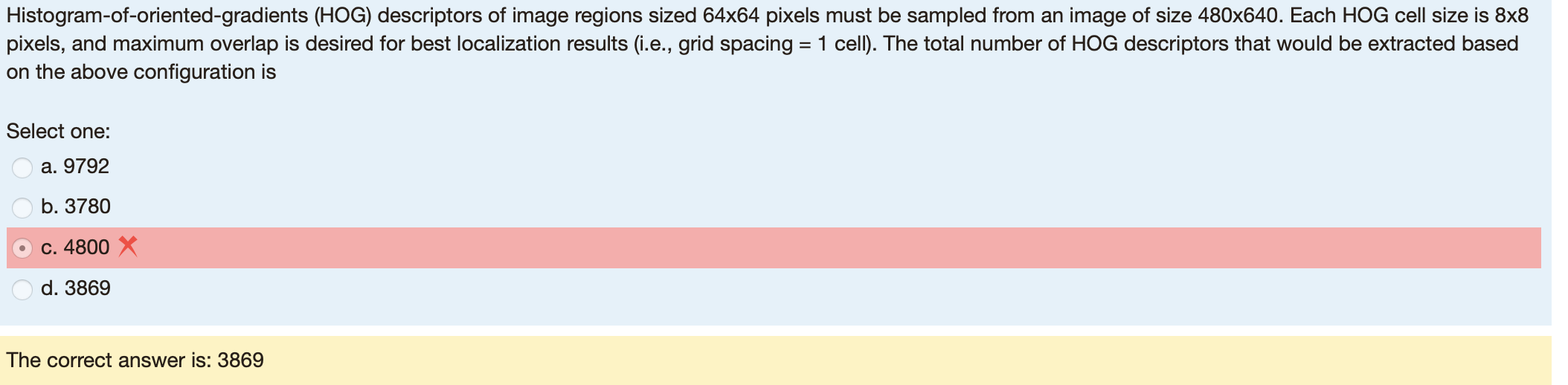Solved Histogram-of-oriented-gradients (HOG) descriptors of | Chegg.com