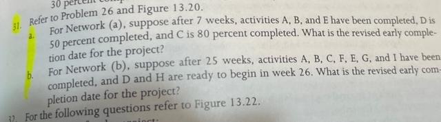 Solved 30 31. Refer to Problem 26 and Figure 13.20. For | Chegg.com