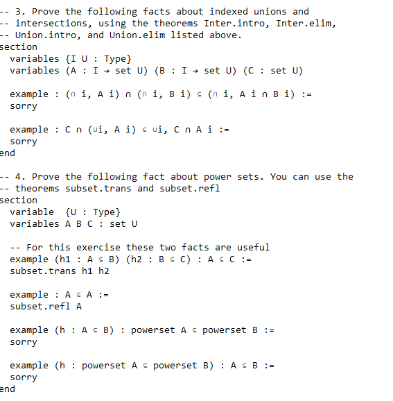 Solved Write the code for the following proofs using | Chegg.com