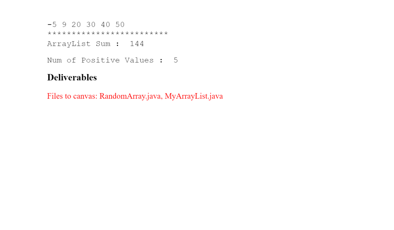 Working with ArrayLists 1. Let's consider the Java | Chegg.com
