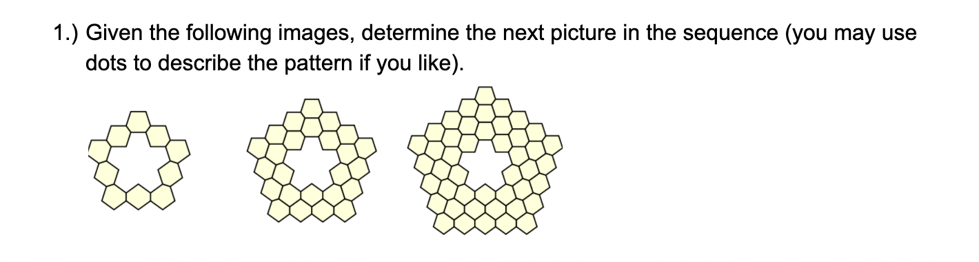 Solved 1.) Given the following images, determine the next | Chegg.com
