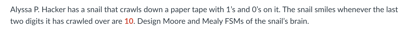 Solved Alyssa P. Hacker has a snail that crawls down a paper | Chegg.com