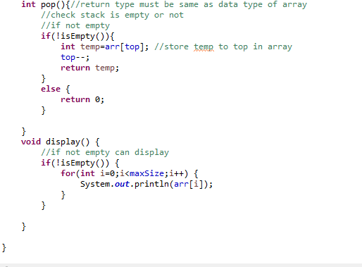 Solved Java Stack. Why it gives me these errors? Exception | Chegg.com