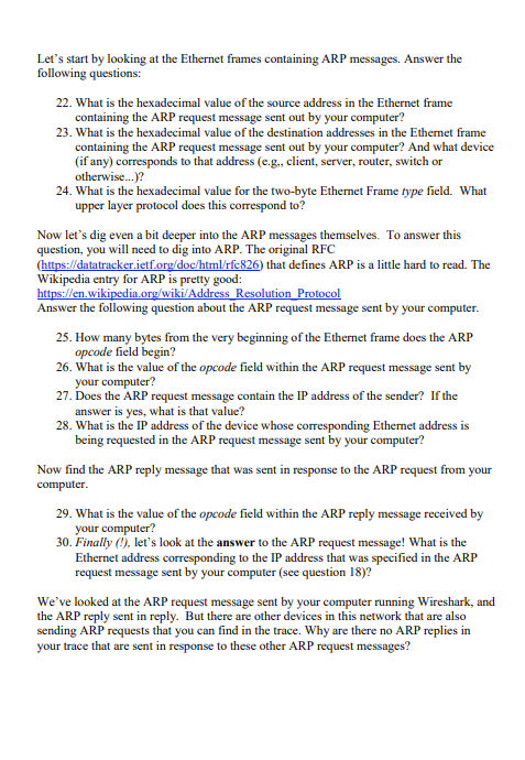 Solved If you're unable to run Wireshark on a live network | Chegg.com