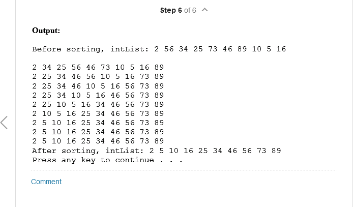 Solved Modified Bubble Sort Program plan: • Define a | Chegg.com