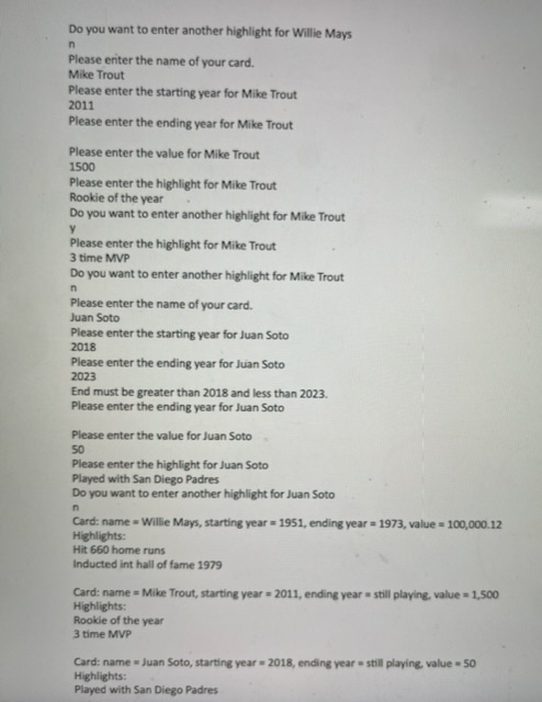 Solved Please create a Java program that collects | Chegg.com
