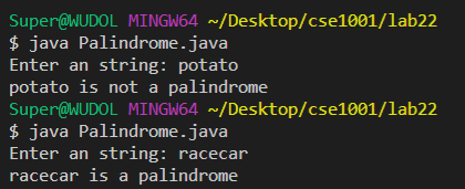 Solved Task 1: Palindrome Write a program named | Chegg.com