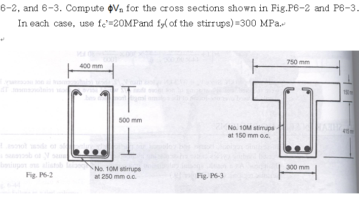 Solved 6-2, and 6-3. Compute Vn for the cross sections shown | Chegg.com