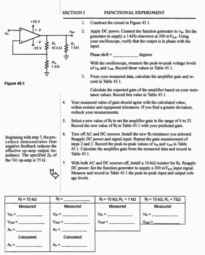 Solved 2. Apply DC power. Connect the function generator to | Chegg.com