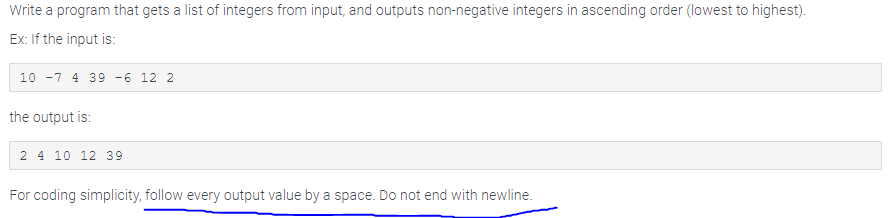 Solved Write A Program That Gets A List Of Integers From Chegg