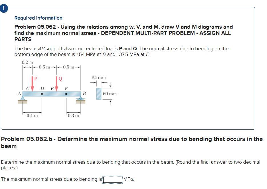 Solved Required information Problem 05.062 - Using the | Chegg.com