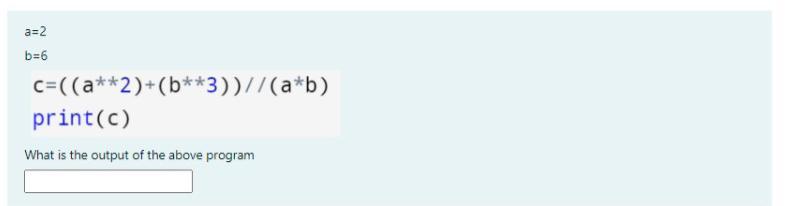 Solved abci is correct variable to be used in python Select | Chegg.com