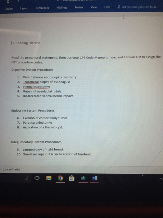 Solved Layout References Mailings Review View Help Tell Me