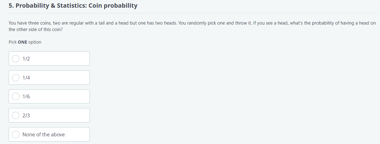 Solved 5. Probability & Statistics: Coin probability You | Chegg.com