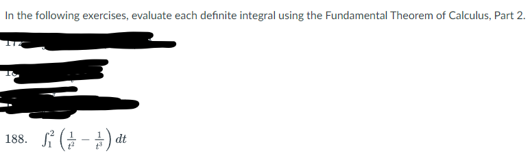 Solved In the following exercises, evaluate each definite | Chegg.com