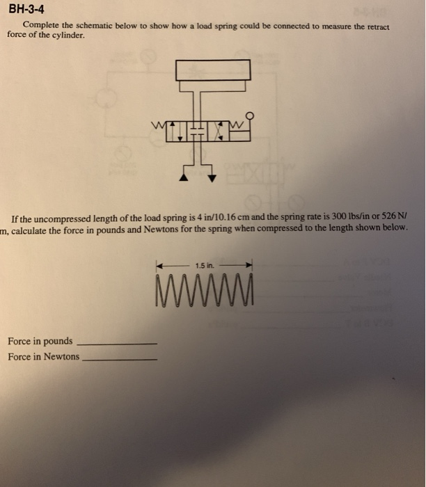 Solved BH-3-4 Complete the schematic below to show how a | Chegg.com