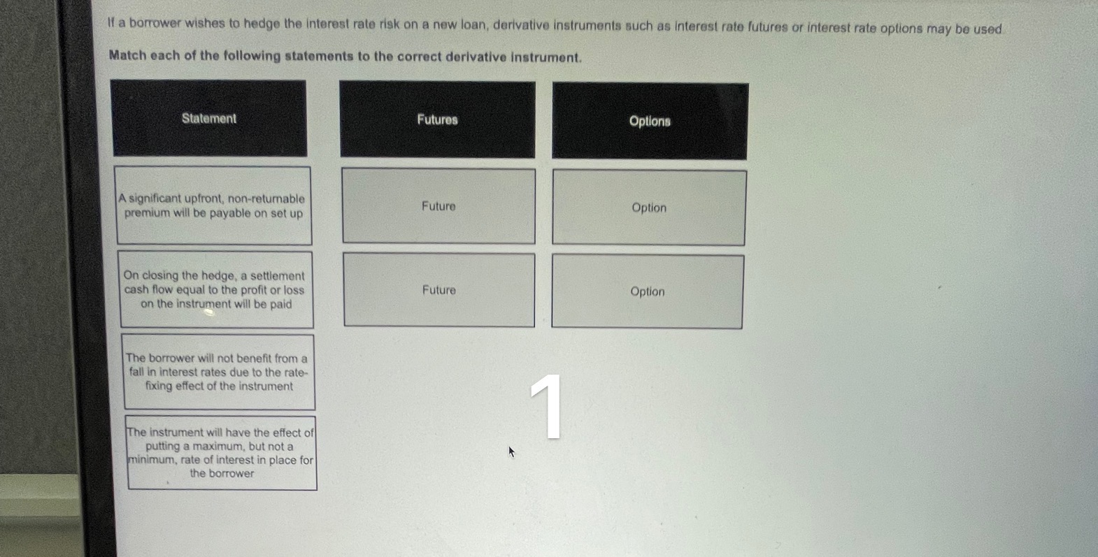 Solved If a borrower wishes to hedge the interest rate risk | Chegg.com