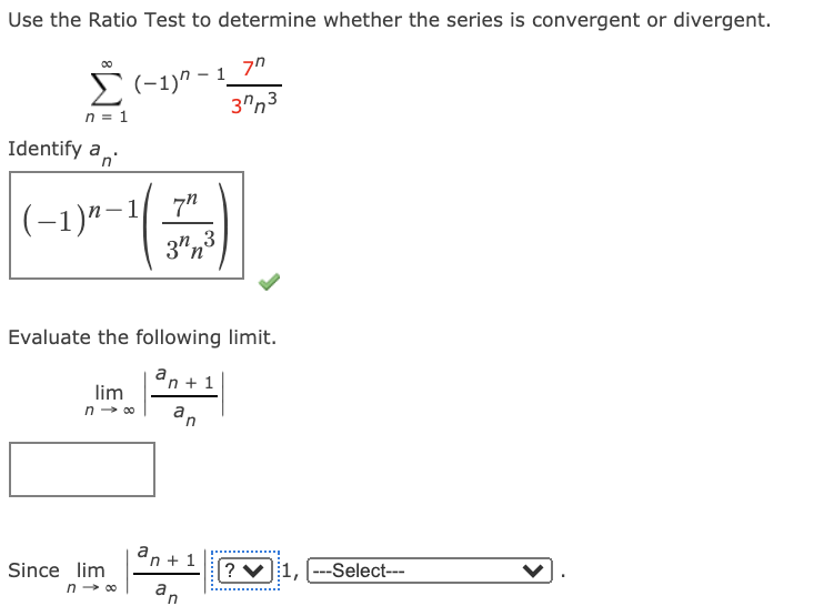 Solved Use the Ratio Test to determine whether the series is | Chegg.com