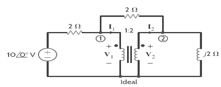 Solved Applying the method of nodes, determine the values | Chegg.com