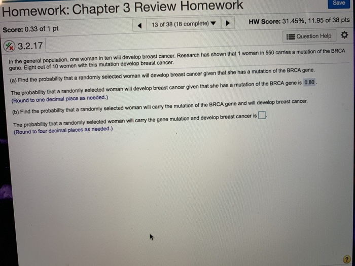 Solved Homework: Chapter 3 Review Homework Save Score: 0.33 | Chegg.com Solved Homework: Chapter 3 Review Homework Save Score: 0.33 | Chegg.com