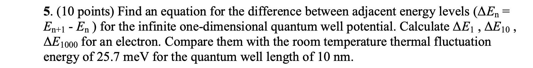 Solved 5. (10 points) Find an equation for the difference | Chegg.com