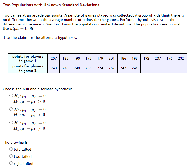 Solved Two Populations with Unknown Standard Deviations Two | Chegg.com