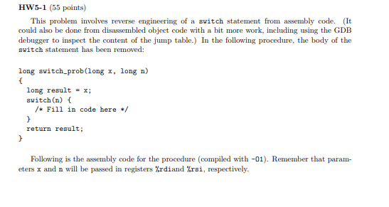 Solved file "svitch_prob-soln.c" text globl svitch_prob | Chegg.com