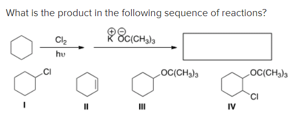 Solved What is the product in the following sequence of | Chegg.com