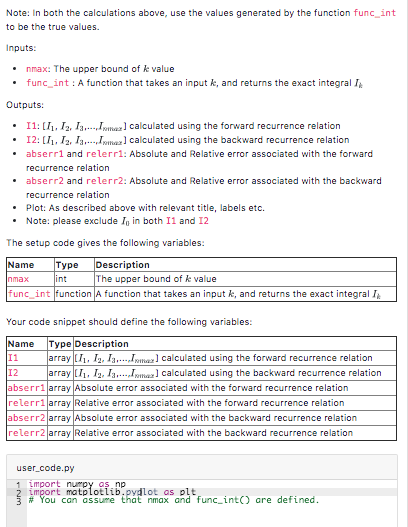 Calculating Integrals using Recurrence Relation In | Chegg.com
