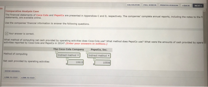 Solved Comparative Analysis Case The financial statements of | Chegg.com