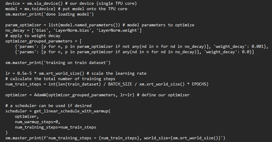 Solved model.eval() \# put model in eval mode for later use | Chegg.com