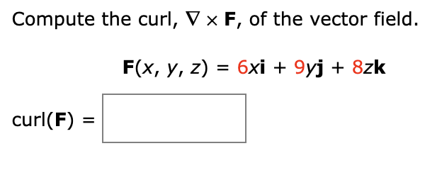 Solved Calculate the scalar curl of the vector field. F(x, | Chegg.com