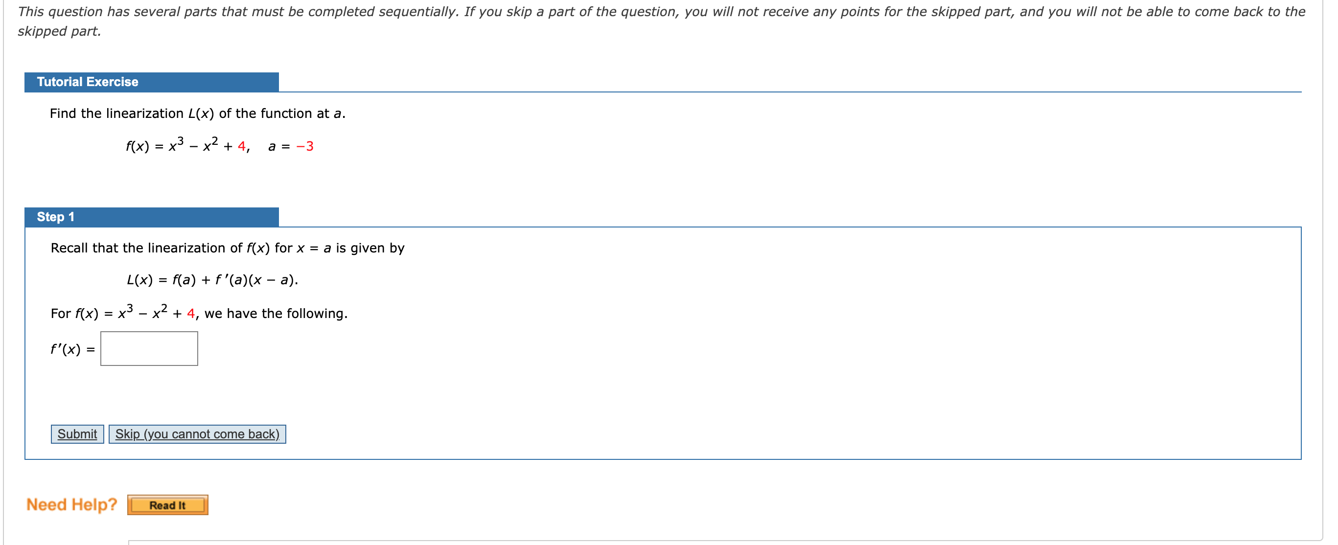 Solved skipped part.\\nTutorial Exercise\\nFind the | Chegg.com