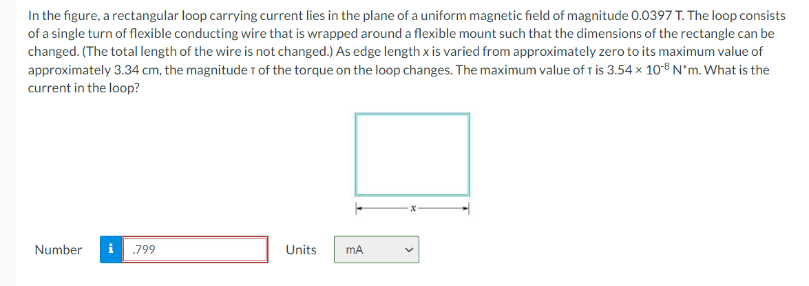Solved In the figure, a rectangular loop carrying current | Chegg.com